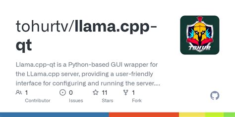 GitHub Tohurtv Llama Cpp Qt Llama Cpp Qt Is A Python Based GUI Wrapper For The LLama Cpp