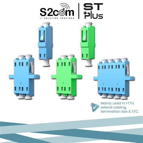 Lc Upc Apc Singlemode Simplex Duplex Quadplex Joint Coupler Shopee Malaysia