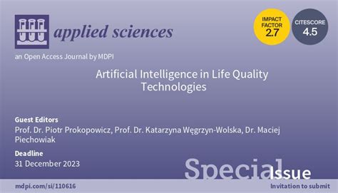 Applied Sciences Mdpi On Linkedin Specialissue Artificialintelligence Artificialintelligence