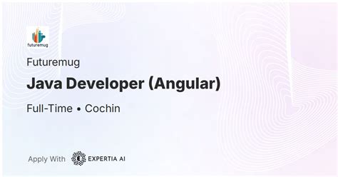 Java Developer Angular Job Cochin Senior