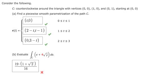 Solved Consider The Following C Counterclockwise Around Chegg