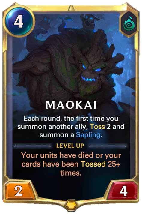 Deck Standard Maokai Nautilus Legends Of Runeterra Lor