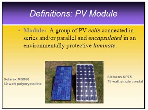 Photovoltaic PV Tutorial Energy Models Com