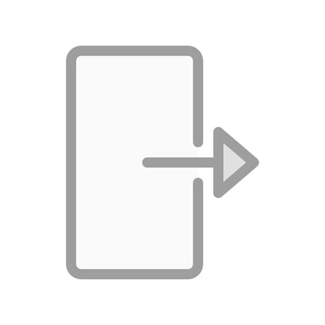 Logout Generic Grey Icon