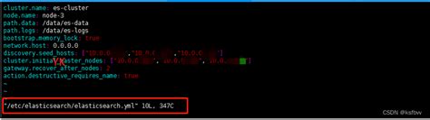 Elasticserch报错 “error“ “rootcause“ “type““masternotdiscovered