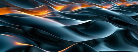 Premium Photo D Abstract Dark Background Wavy Curved Lines Flat Pattern For Wallpapers