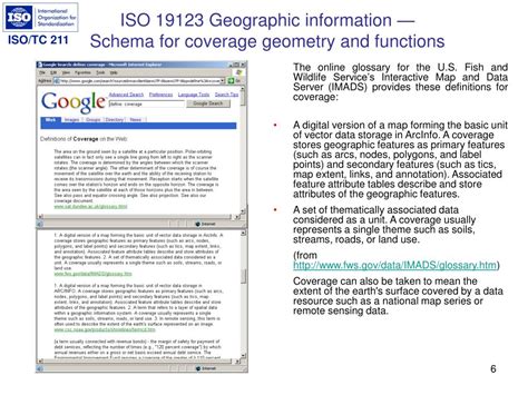 PPT Applying ISO TC 211 Standards In The Development Of Data Content Standards PowerPoint