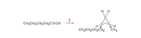 Solved HH ? CH3CH2CH2CH2C=CH H7 ΤΗ CH3CH2CH2CH2 CH3 | Chegg.com