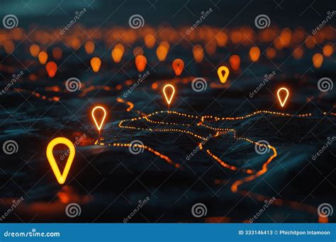 Gps Pin Location Icon For Navigation Or Map Generative Ai Stock Image Image Of Street Symbol