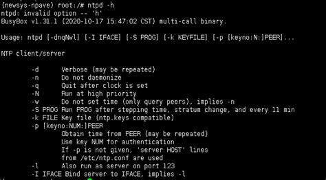 How To Start Linux Busybox Ntpd Programmer Sought
