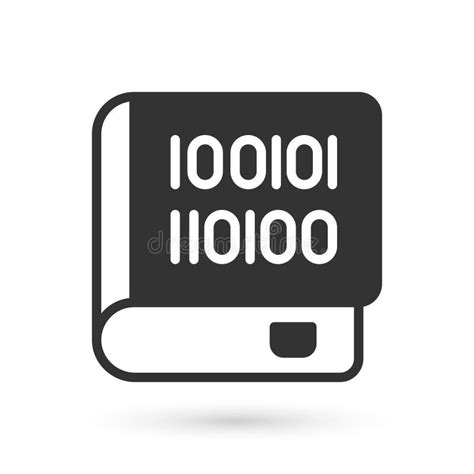 White Books About Programming Icon Isolated On Blue And Grey Background