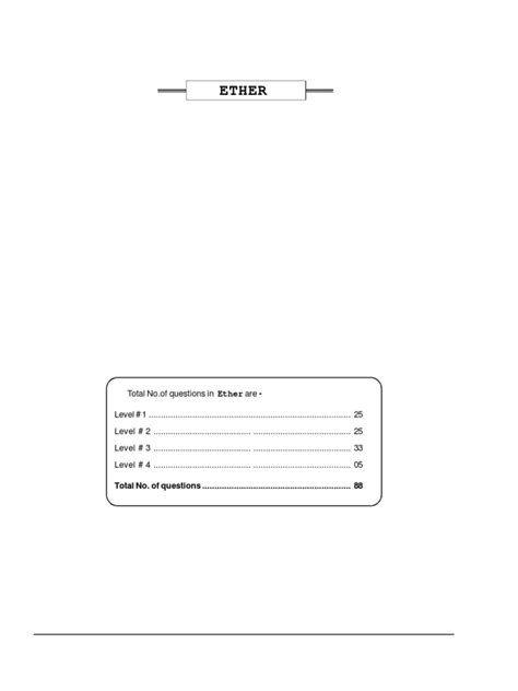 Ether Exercise Module 4 Pdf Ether Ethanol