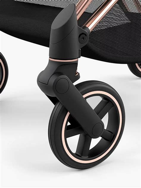 Cybex Mios Pushchair Frame Deep Black Rose Gold Chassis Olivers