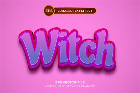 Witch Halloween Text Effect