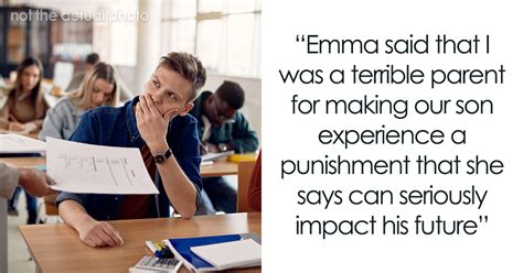 Dad Thinks Son Deserved The Punishment After He Was Caught Cheating Mom Is Mad Bored Panda