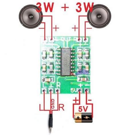 Pam8403 5v Stereo Audio Amplifier Module Ifuture Technology