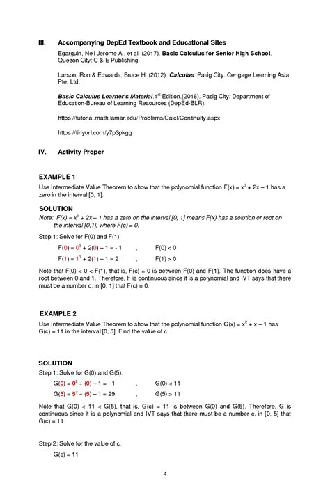 SOLUTION Basiccalculus Solves Problem Involving Continuity Of A Function Studypool