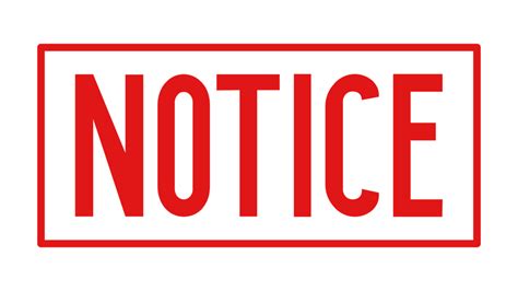 Notice