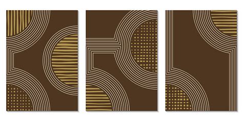 기하학적 모양으로 설정된 추상 미술 배경입니다 원과 라인으로 최소한의 디자인 현대 포스터 현대 그래픽 트렌디 한 표지 인쇄 또는