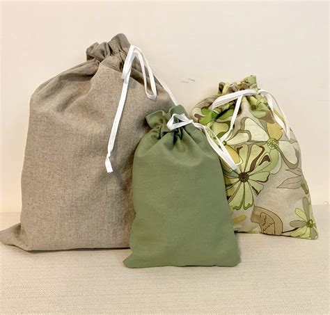 Large Size Drawstring Fabric Gift Bag NikkiDesigns