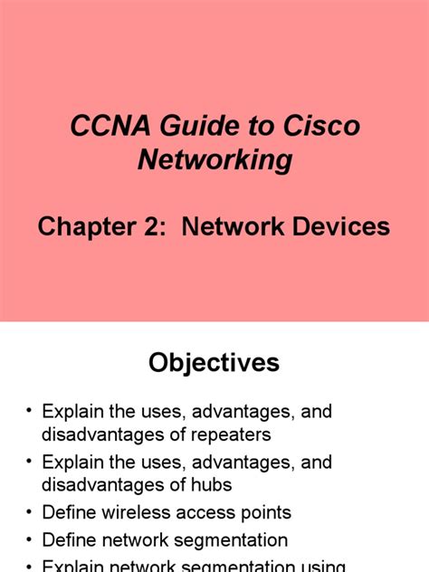 ccna guide to cisco networking chapter 2 network devices download
