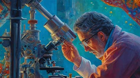 Premium Photo Scientist Examining Samples Under Microscope