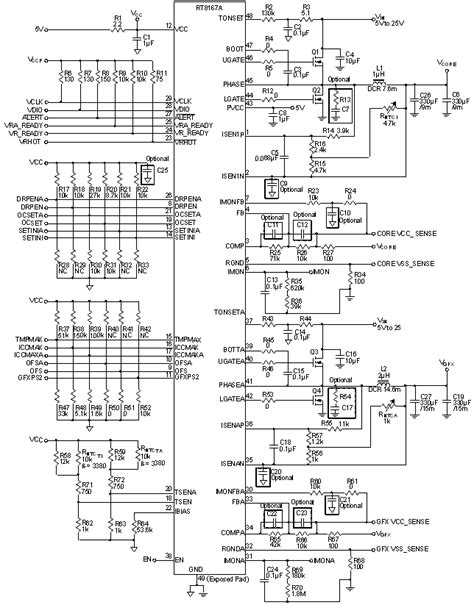 rt8167a dual single phase pwm controller for cpu core gfx power
