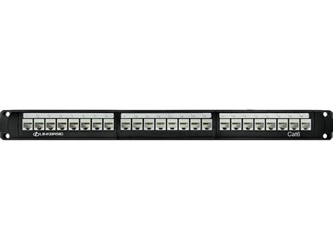 24 Port Cat6 Patch Panel Rivolt CCTV And Security