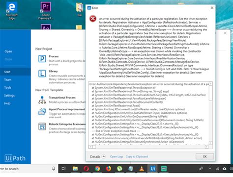 UI Path Error When Opening Program Help UiPath Community Forum