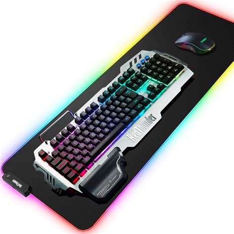Multilingual Metal Cover Gaming Keyboard