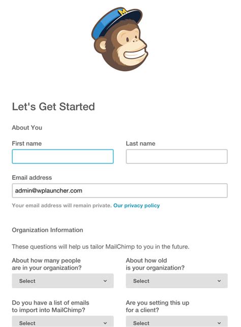 Add The Mailchimp Wordpress Plugin Wplauncher