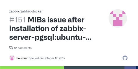 Mibs Issue After Installation Of Zabbix Server Pgsqlubuntu Latest