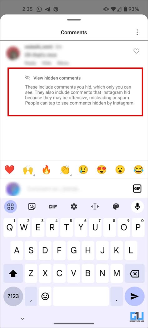 3 Ways to Unhide Comments on Instagram Reels or Posts - Gadgets To Use