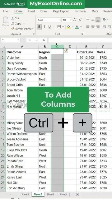 Add And Delete Rows And Columns In Excel 💪 Shorts Myexcelonline Excel Msexcel Youtube