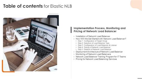 table of contents for elastic nlb target topics pdf