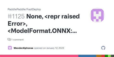 None Issue PaddlePaddle FastDeploy GitHub