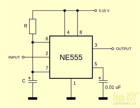 Ne555 схема включения реле - 90 фото