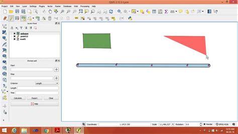 create vector layer point line polygon in qgis youtube