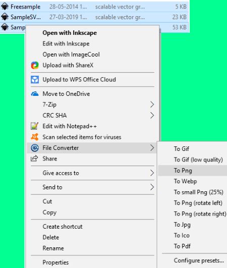 Best Free Software To Batch Convert Svg To Png