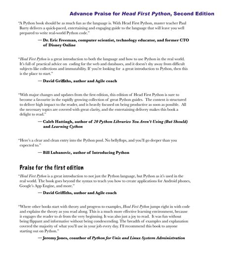 SOLUTION Head First Python Nd Edition By Paul Barry PDF Studypool