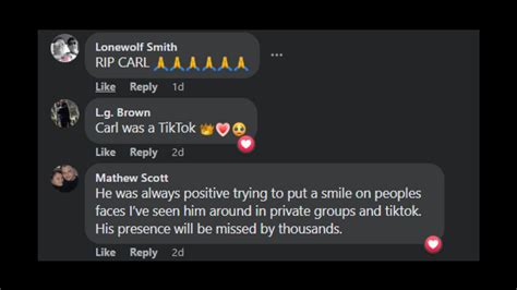What Happened To Carl Eiswerth Tributes Pour In As Tiktok Star Dies Aged 35