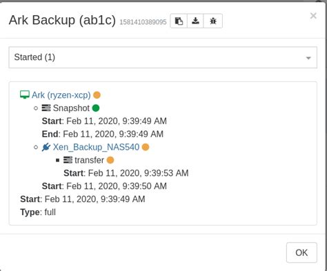 xen orchestra backup stuck xcp ng and xo forum