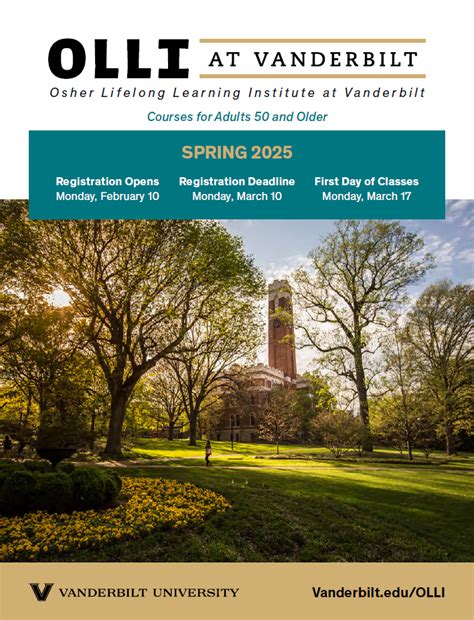 Course Catalog Olli Vanderbilt University