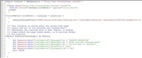 how to implement nfirmationdialog intersystems developer