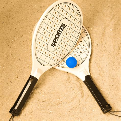 Frescobol Praia Kit Raquete Beach Tennis Raquetes De Tênis Raquete
