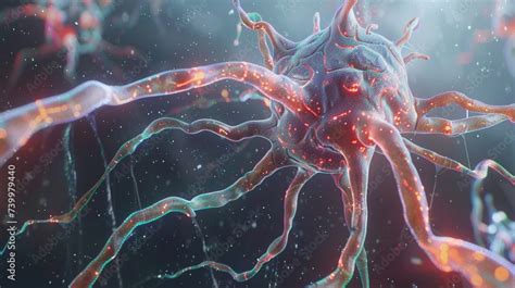 Anatomy Of A Nerve Cell Highlighting Its Biochemistry And Cell Membrane