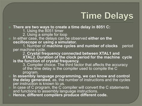 Sybsc It Sem Iv Embedded Systems Unit Iii The 8051 Microcontrollers Ppt