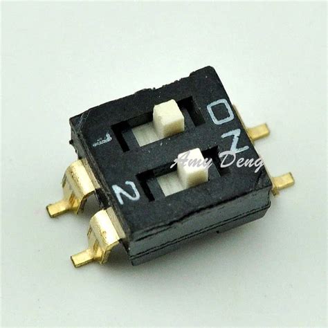 Chip Toggle Switch 2 Bit 2 54mm Dial Code Switch In Switches From Lights Lighting On