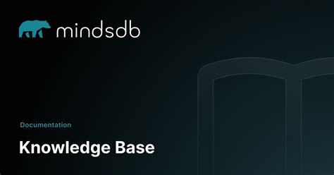 Knowledge Base Mindsdb