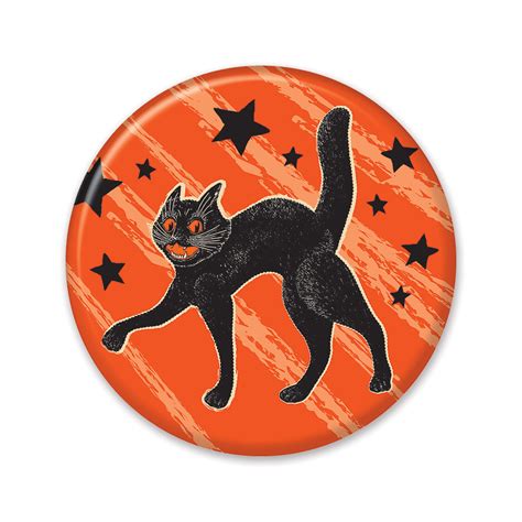 Vintage Halloween Cat Decorations